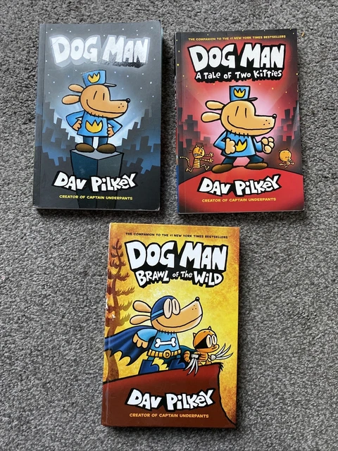 DOG MAN, A tale of two kitties , Brawl of the wild. 3 books £7.00 ...