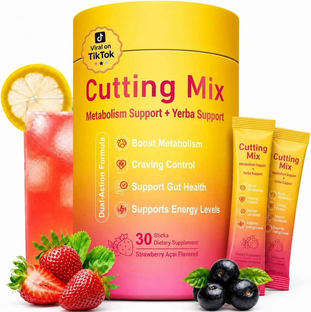 CUTTING MIX DRINK – Yerba Mate, Magnesium & Botanical Fibre | Supports ...