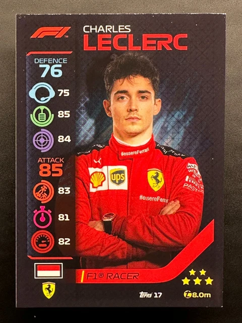 CHARLES LECLERC FERRARI F1 Racer #17 Topps F1 Turbo Attax 2020 EUR 1,16 ...