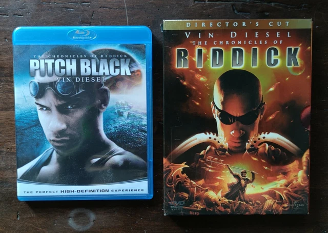 BLU RAY PITCH BLACK Cofanetto DVD Chronicles RIDDICK Director's Cut VIN ...