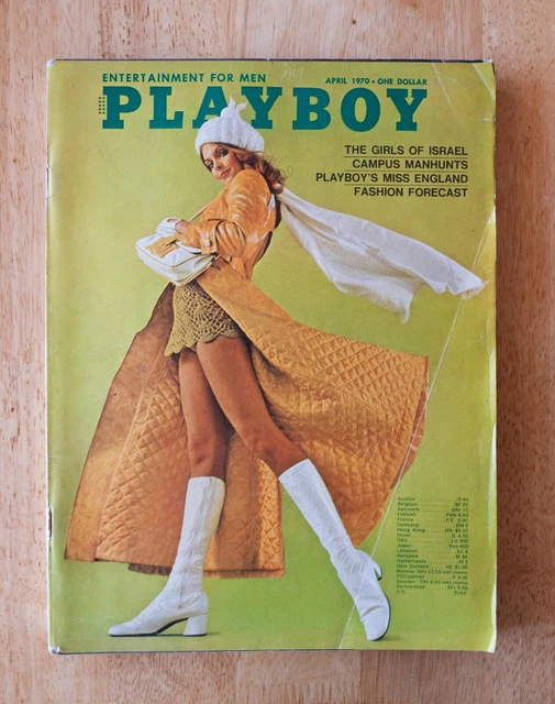 PLAYBOY MAGAZINE APRIL 1970 Bunny Myra Playboys Miss England £8.00 ...