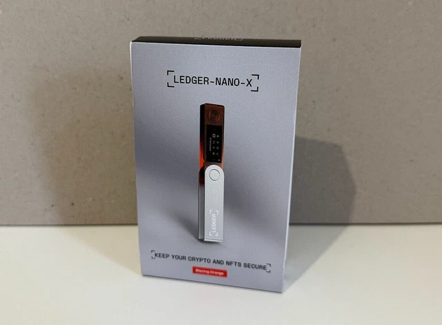 LEDGER NANO X - Limited Blazing Orange / Leuchtendes Orange - Krypto ...