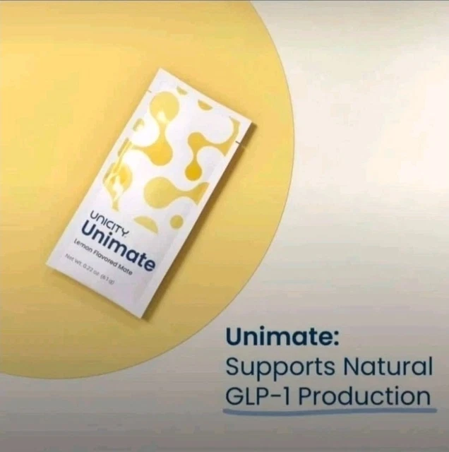 UNICITY UNIMATE LEMON🍋 Flavour 30 sachet Yerba Mate-Mental clarity ...