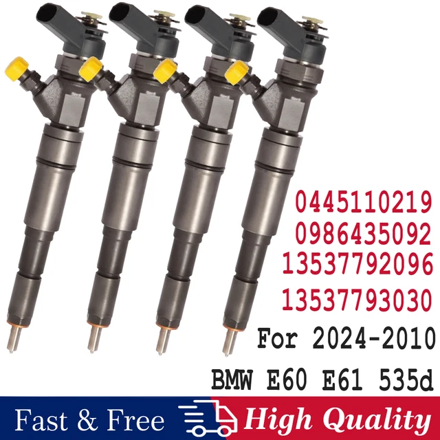 4PCS DIESEL COMMON Rail Fuel Injector 0445110219 0 445 110 219 7792096 ...