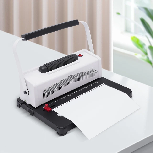 CALENDAR SPIRAL COIL A4 A5 Paper Punching Binding Machine 46 Holes Ring ...