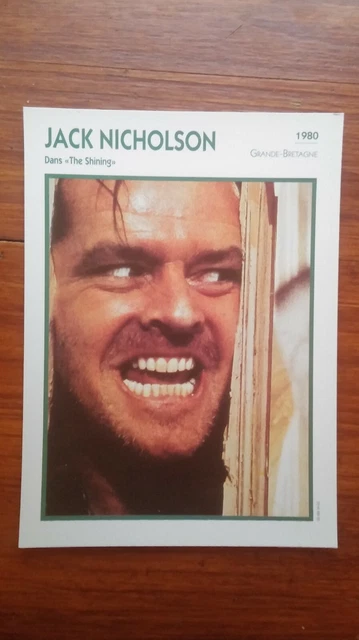 JACK NICHOLSON THE shining fiche cinéma carte lobby card actor movie ...