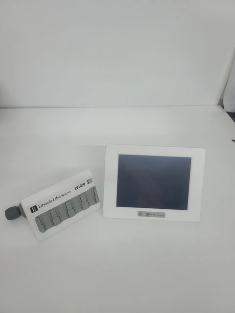 EDWARDS LIFESCIENCES EV1000M Monitor + Databox DV100DB EV1000 $450.00 ...