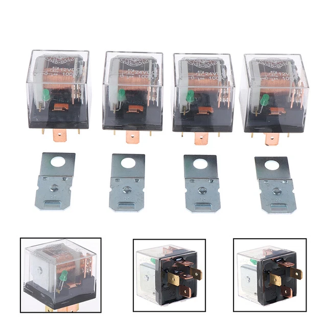 WATERPROOF AUTOMOTIVE RELAY 12V/24V 100A 4Pin/5Pin SPDT Control Car ...