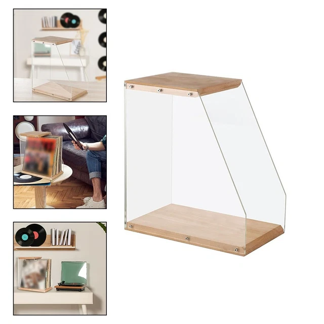 SUPPORT DE RANGEMENT pour disques vinyles en bois massif pour albums et ...