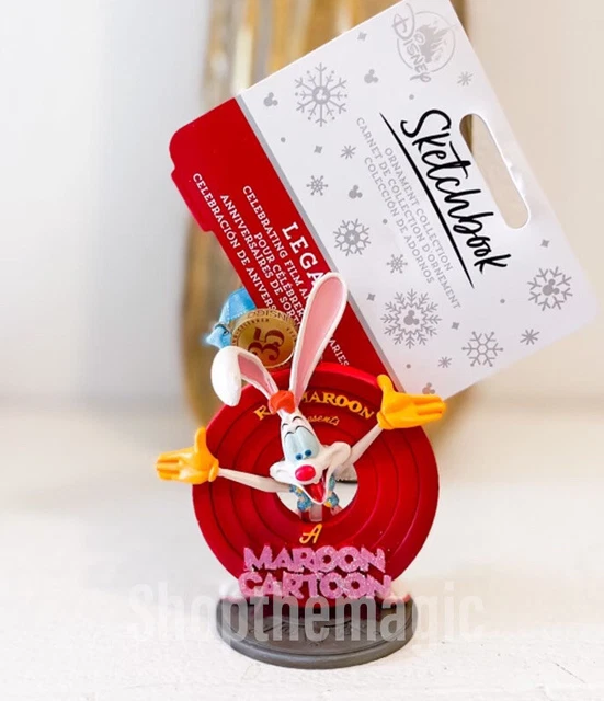 WALT DISNEY ROGER Rabbit Jessica Rabbit 35th Legacy Sketchbook Ornament ...