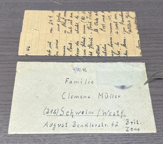 WW2 WWII NAZI Germany 1942 war time soldiers Military Feldpost mail ...