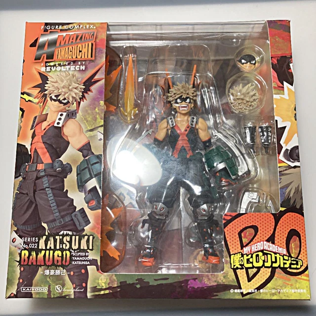 FIGURINE AMAZING YAMAGUCHI No.022 Katsuki Bakugo Revoltech My Hero ...