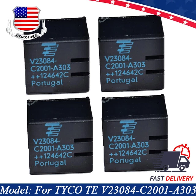 4PCS NEW FOR TYCO TE V23084-C2001-A303 MODULE RELAY GM3 GM5 BMW E46 Z4 ...