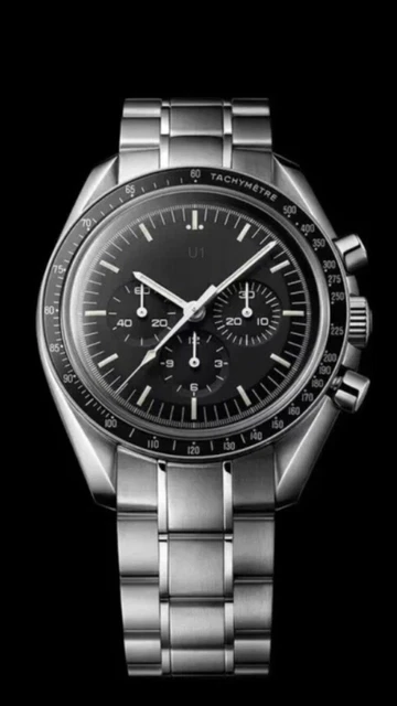 OROLOGIO MARCA U1 Miyota Os20 Diametro 42mm Speed master Crono Design ...