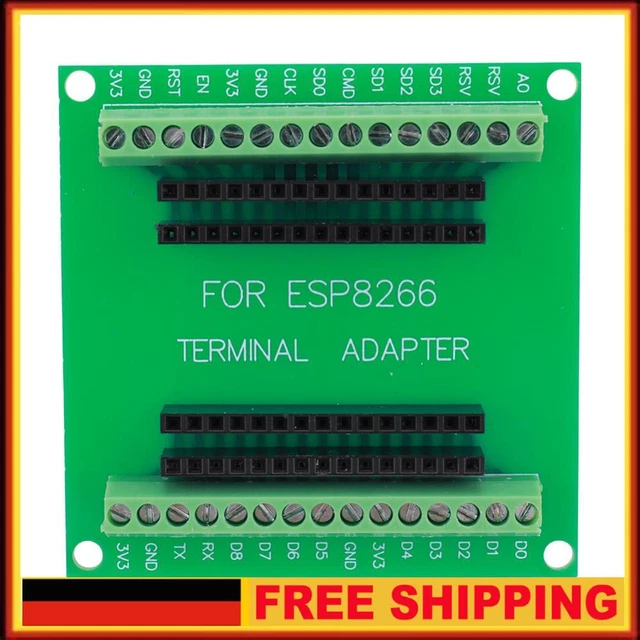 ESP8266 BREAKOUT BOARD GPIO Terminal Screw Board für ESP8266 ESP-12E ...