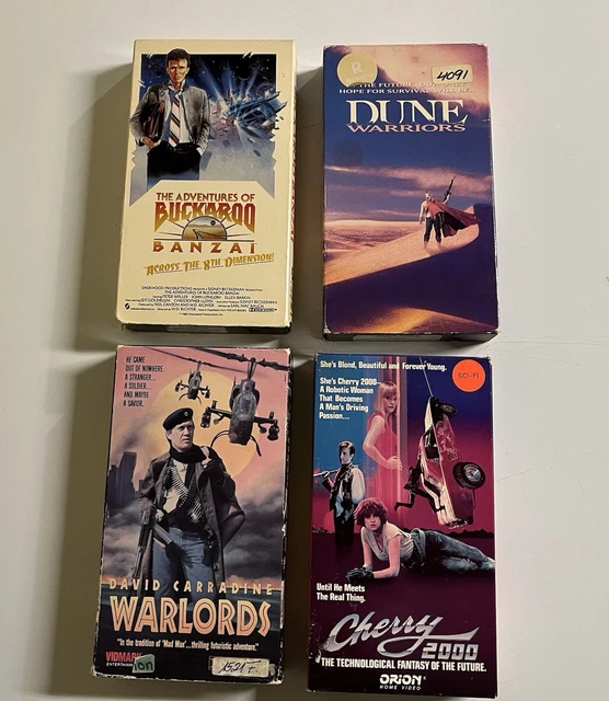 VHS SCI-FI LOT 80s 90s Buckaroo Banzai Dune Warriors Cherry 2000 ...