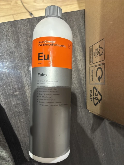 KOCH-CHEMIE EULEX POWERFUL Adhesive & Stain Remover 1 Litre UK Seller £ ...