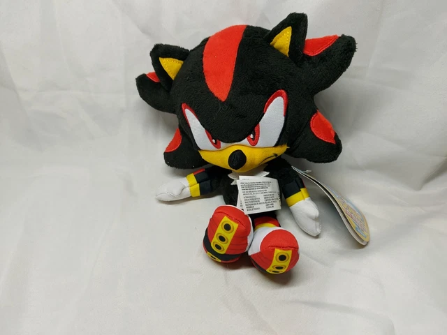 SHADOW THE HEDGEHOG Plush Toy With Tags Sonic Jakks Pacific £15.00 ...