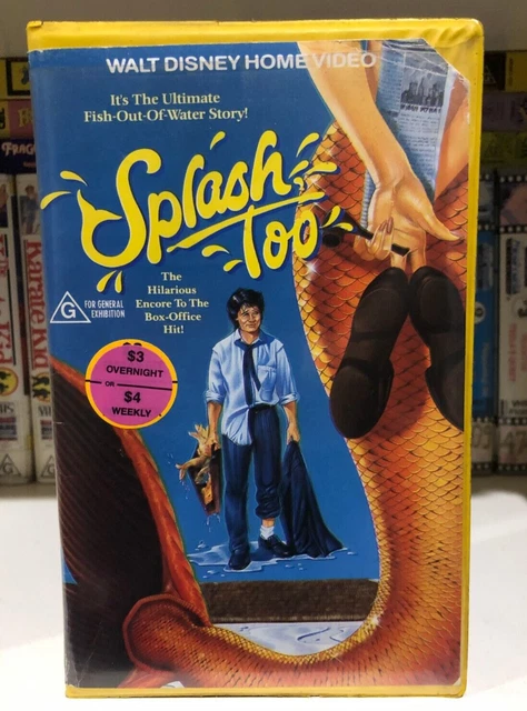 SPLASH TOO - Todd Waring & Amy Yasbeck - VHS $89.95 - PicClick AU