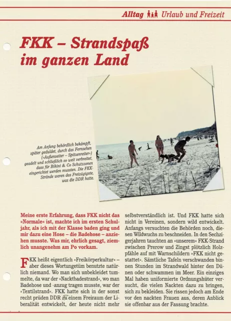 FKK IN DER DDR - DDR Infokarte EUR 1,00 - PicClick DE