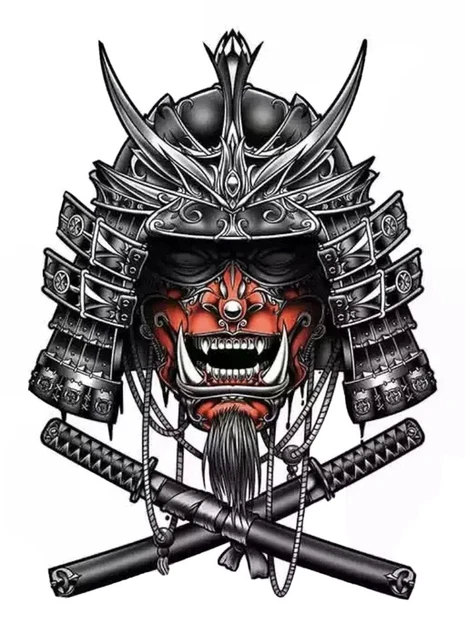 SAMURAI KATANA SWORD Japan Wall Art Decal Waterproof Sticker Car Ninja ...