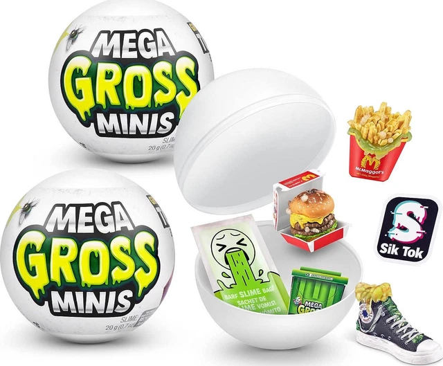 5 SURPRISE MEGA Gross Parodies Mini Mystery Capsule Real Miniature ...