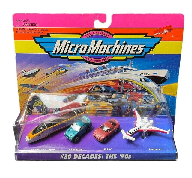 MICRO MACHINES #30 Decades: The 90’s By Galoob- Sealed Vintage $25.00 ...