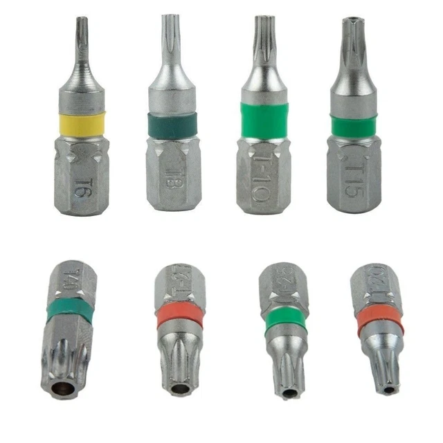 HEAVY DUTY 1/4 Hex Shank T6T40 Magnetic Screwdriver Bit for Tough Tasks ...