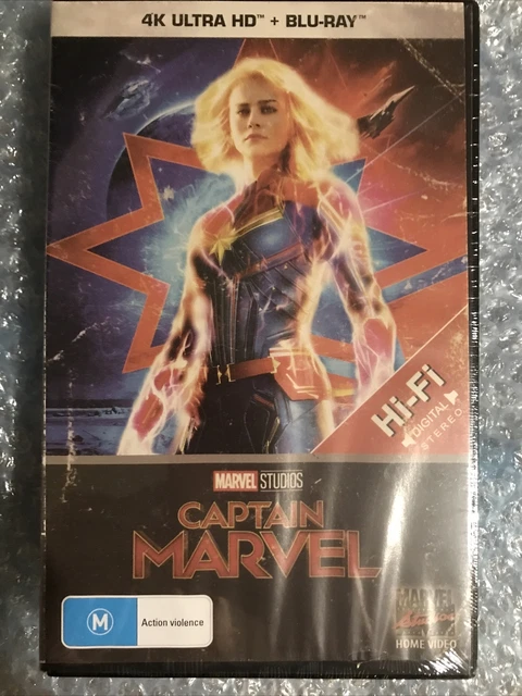 MCU CAPTAIN MARVEL 4K Blu-ray JB Hi-Fi exclusive (Australia) VHS case ...