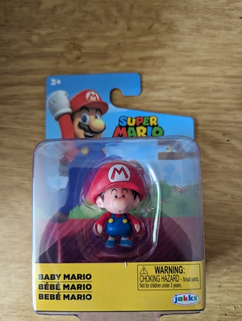 NINTENDO SUPER MARIO Baby Mario 6cm Collectible Mini Action Figure ...