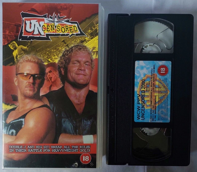 WCW UNCENSORED 2000 - VHS Video Tape - nWo ECW WWF WWE AEW Wrestling £6 ...