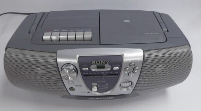 VINTAGE SONY CFD-V31L CD Radio Cassette-Corder PAT Tested Working N3 ...