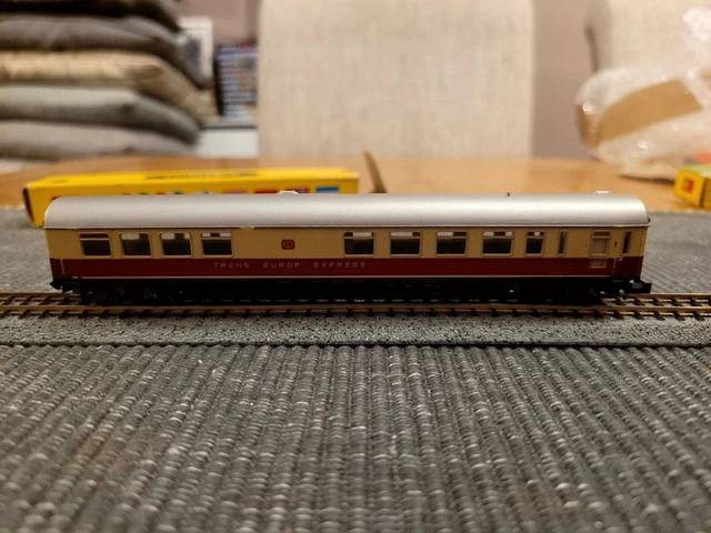 MINITRIX 3018 N Tee BAR Car 1. Class DB short Couplings £9.00 - PicClick UK