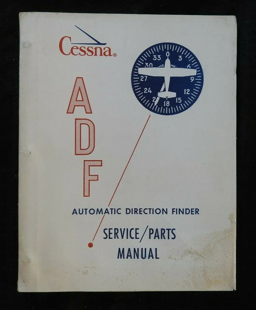 1963 CESSNA ADF Automatic Direction Finder Fixed Loop Service Parts ...