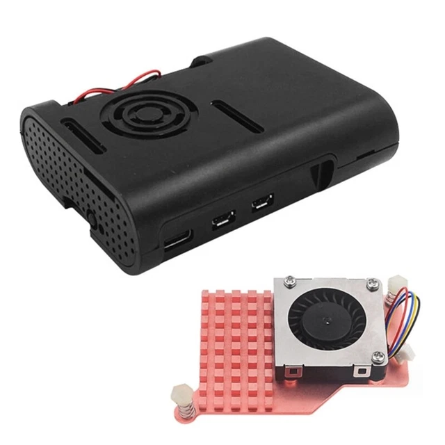 For Rpi 5 Passive Cooling Box Optional Cooling Fan Heatsinks For Rpi5