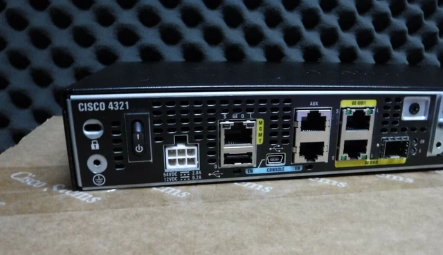 CISCO ISR4321-AX/K9 4321 ax Bundle APPX SECURITY Lic Foundation Suite ...