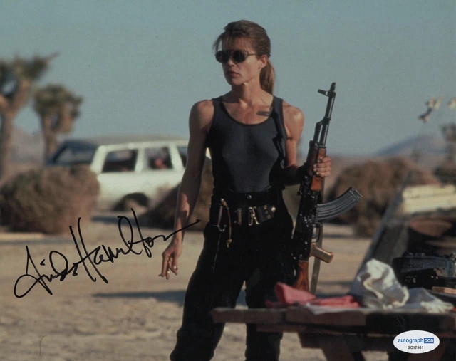 LINDA HAMILTON “TERMINATOR” AUTOGRAPH Signed ‘Sarah Connor’ 10x8 Photo ...