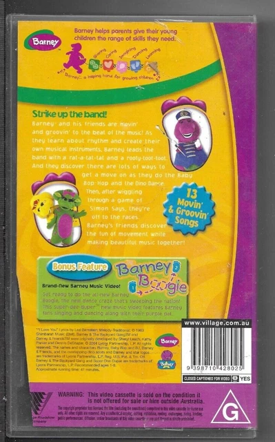 BARNEY : MOOVIN' & Groovin' (Pal Vhs Video Tape) near new $32.95 ...