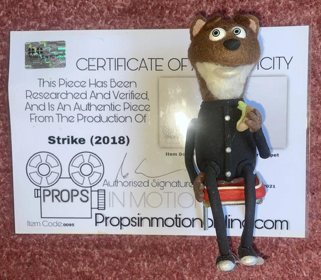 STRIKE STOP MOTION Puppet Original Movie Film Prop Animal Animation ...