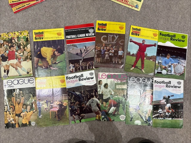 FOOTBALL LEAGUE REVIEW Programmes Bundle 60’s X 12 £5.45 - PicClick UK
