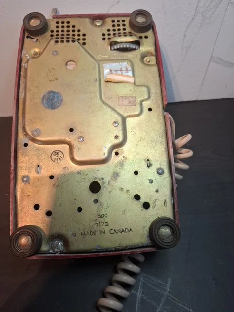 VINTAGE NORTH AMERICAN BELL/MTS 1973 Rotary Dial Telephone *SPARES OR ...