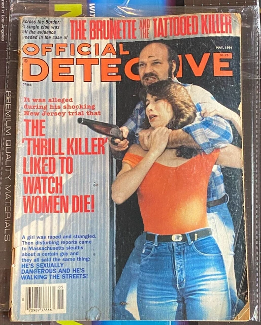 1984 OFFICIAL DETECTIVE Magazine - Vintage Murder True Crime Rare $22. ...