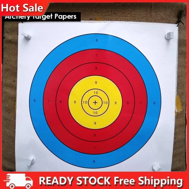 10PCS ARCHERY PRACTICE Targets Archery Targets Paper Target Practice ...