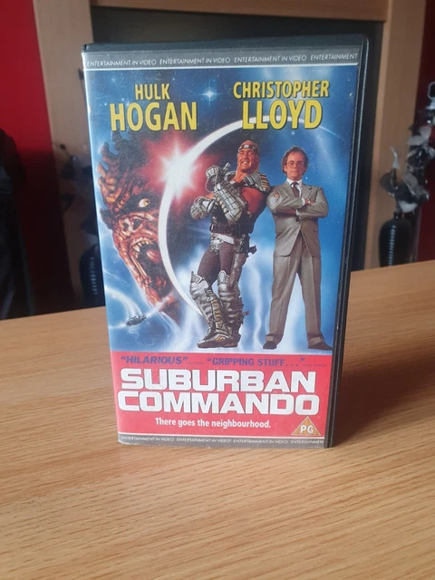 SUBURBAN COMMANDO VHS Video Tape Hulk Hogan Sci-fi Rare Collectable £8. ...
