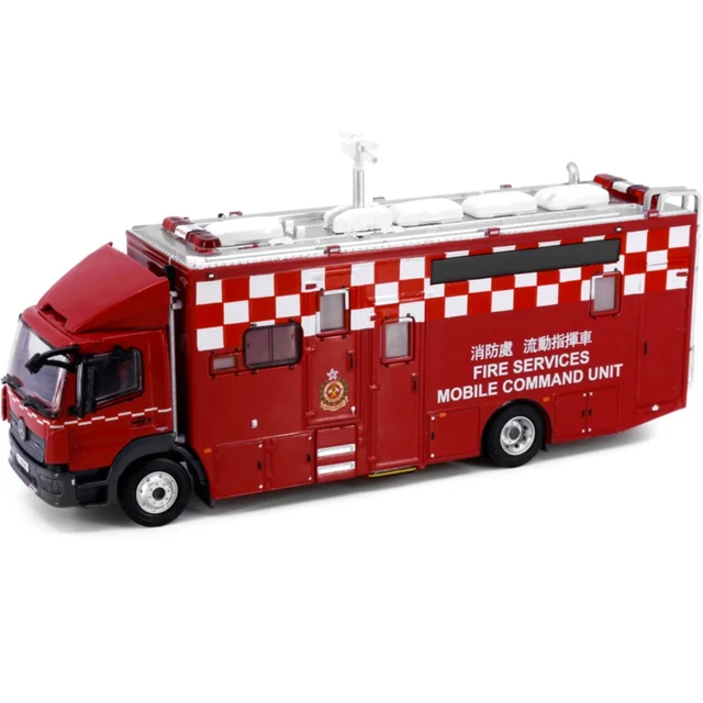 TINY CITY MERCEDES Atego Fire Services Mobile Command Unit - 1:76 Scale ...