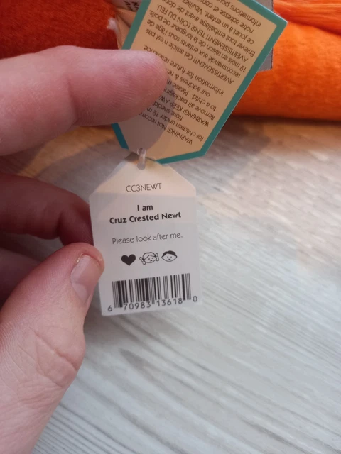 JELLYCAT CRUZ THE crested newt £42.30 - PicClick UK