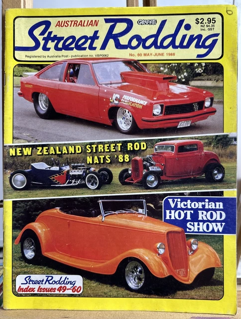 GRAFFITI AUSTRALIAN STREET Rodding Magazine No.60 May/June 1988 In VGC ...