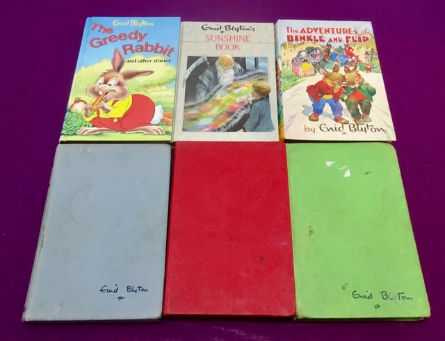 VINTAGE ENID BLYTON 1960’s 70’s 6x Story Books Hard Back Bundle £19.95 ...