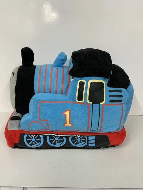 THOMAS THE TANK Engine Plush Soft Toy Large Blue Train 13” Long £19.99 ...
