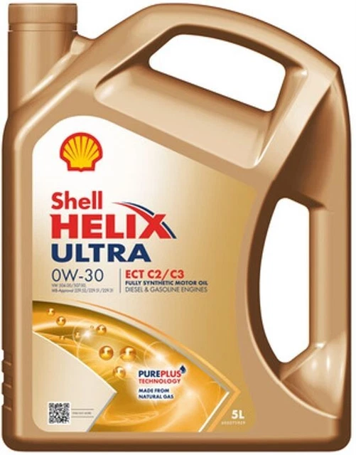 ENGINE OIL SHELL Helix ULTRA ECT 0W-30 C2/C3 5L $121.06 - PicClick CA